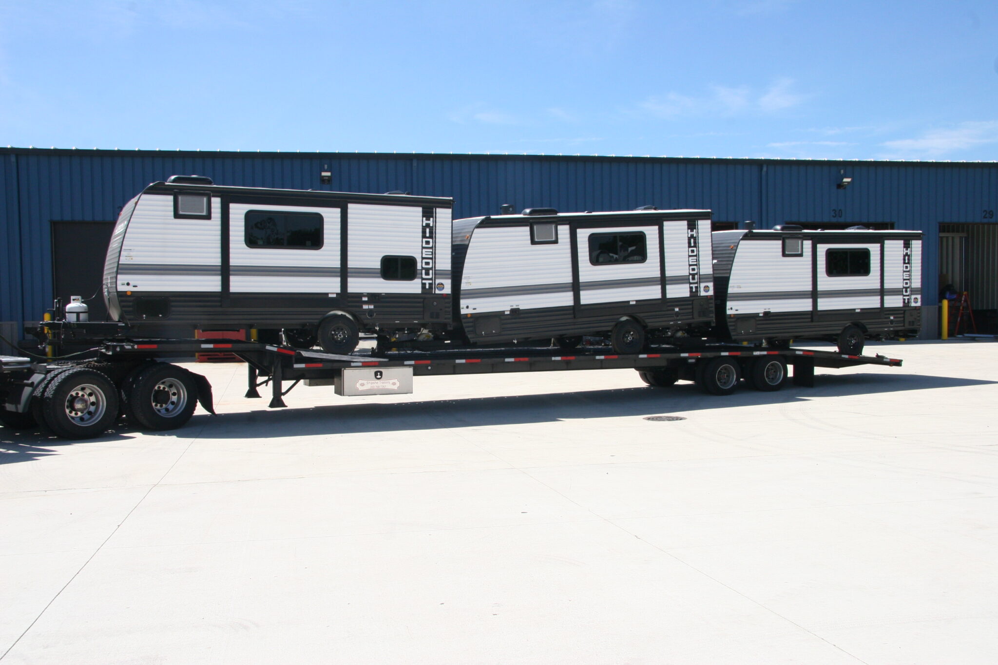 53’ Air Ride Step Deck Trailer - Shipshe Trailers