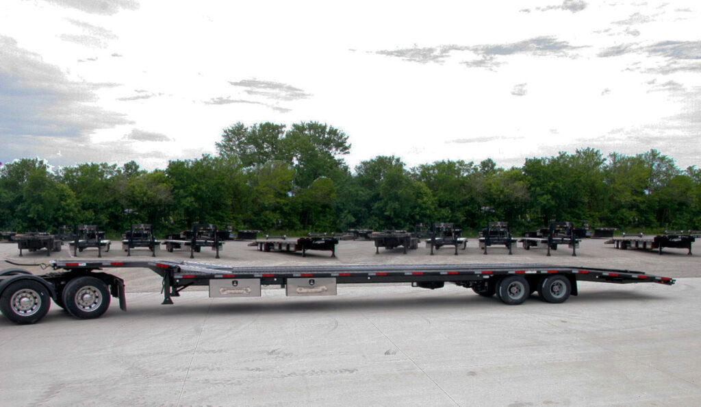 53’ Air Ride Step Deck Trailer - Shipshe Trailers