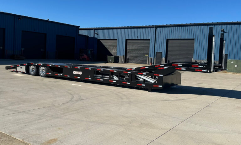 53 Wide Belly Air Ride Five Car Hauler Trailer - Shipshe Trailers