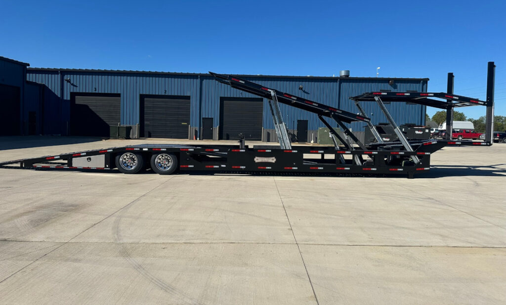 53 Wide Belly Air Ride Five Car Hauler Trailer - Shipshe Trailers